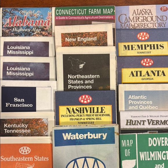 HIGHWAY MAPS VARIOUS | Other | Aaa Travel Brochure Collection And ...